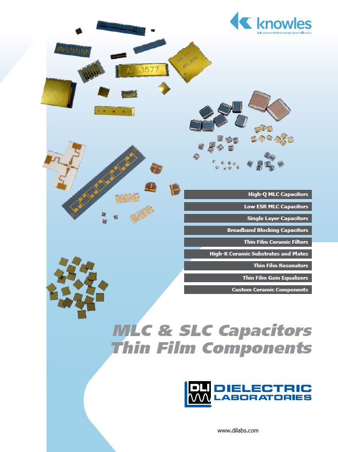 Knowles Capacitors (Dielectric Laboratories) High Frequency Single-Lay